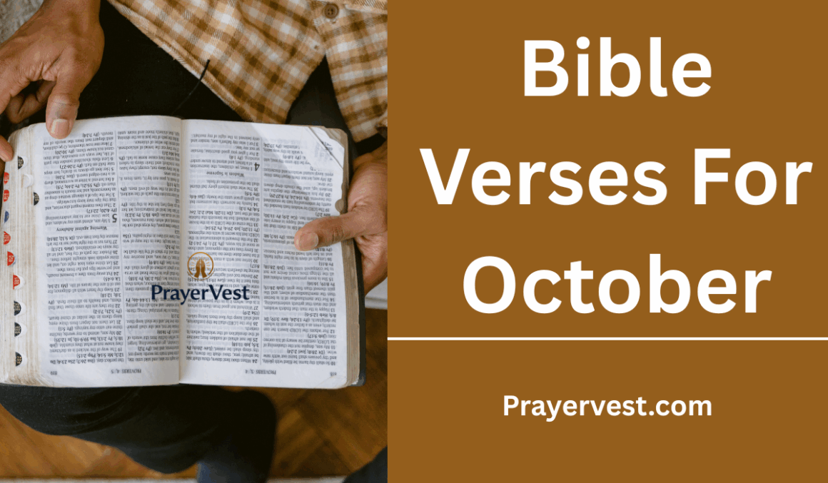40 Inspiring Bible Verses For October (2025) - PrayerVest