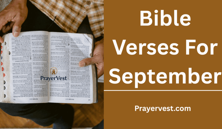 40 Powerful Bible Verses For September (2025) - PrayerVest