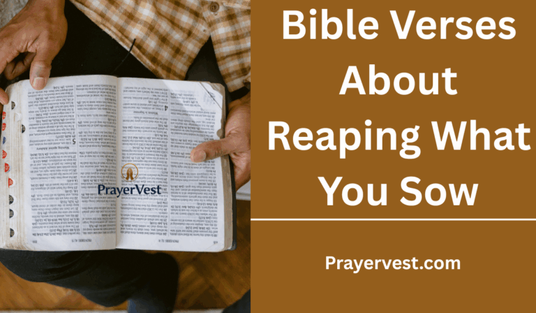 40 Inspiring Bible Verses About Reaping What You Sow (2025) - PrayerVest