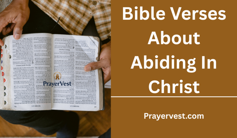 40 Inspiring Bible Verses About Abiding In Christ (2026) - PrayerVest